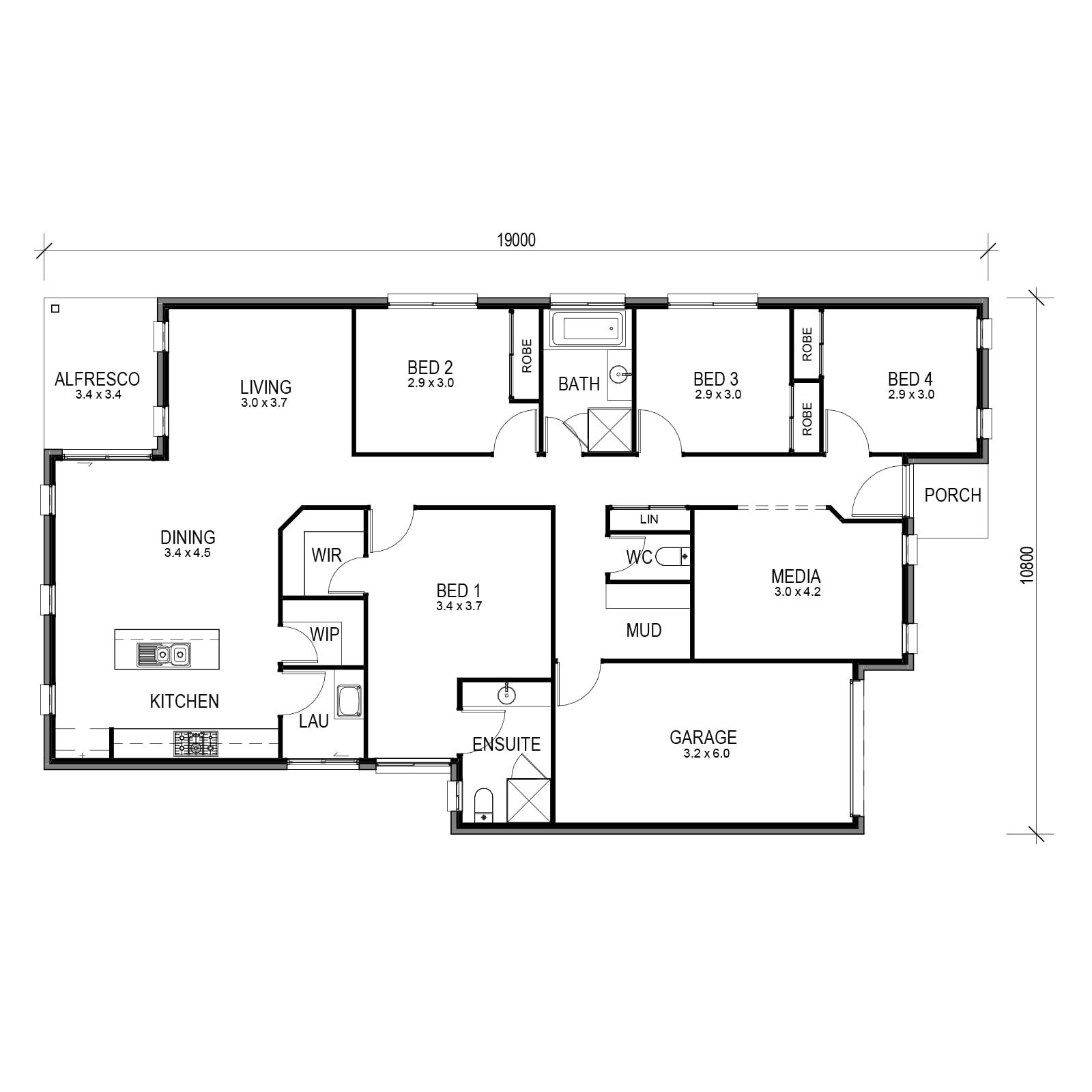 [Home Design] Freedom by OJ Pippin Homes | OpenLot