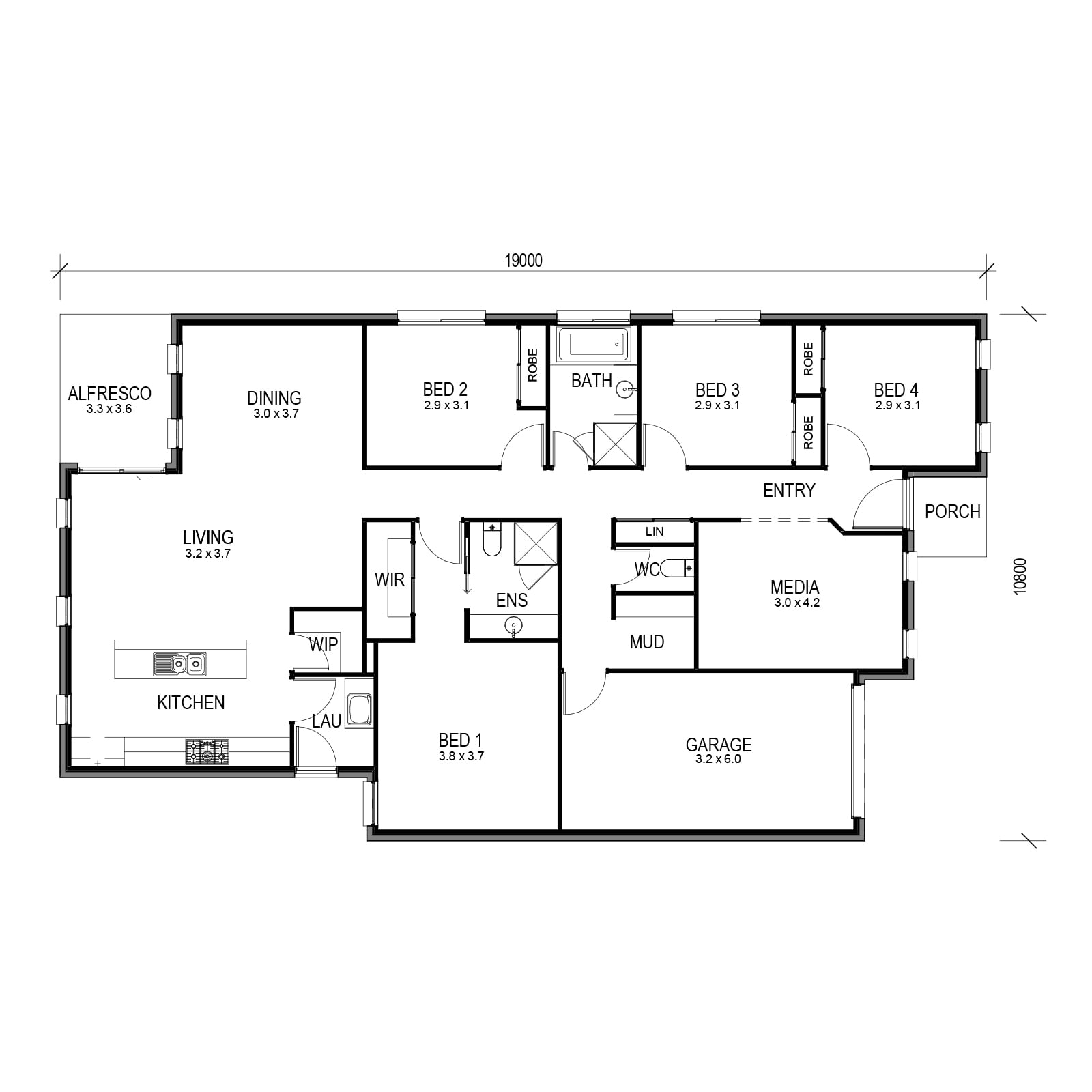 [Home Design] Freedom by OJ Pippin Homes | OpenLot