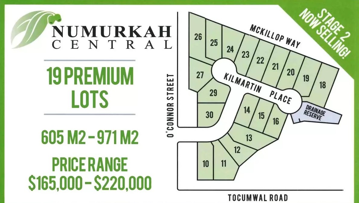 [Land for Sale] Numurkah Central Estate, Numurkah | OpenLot