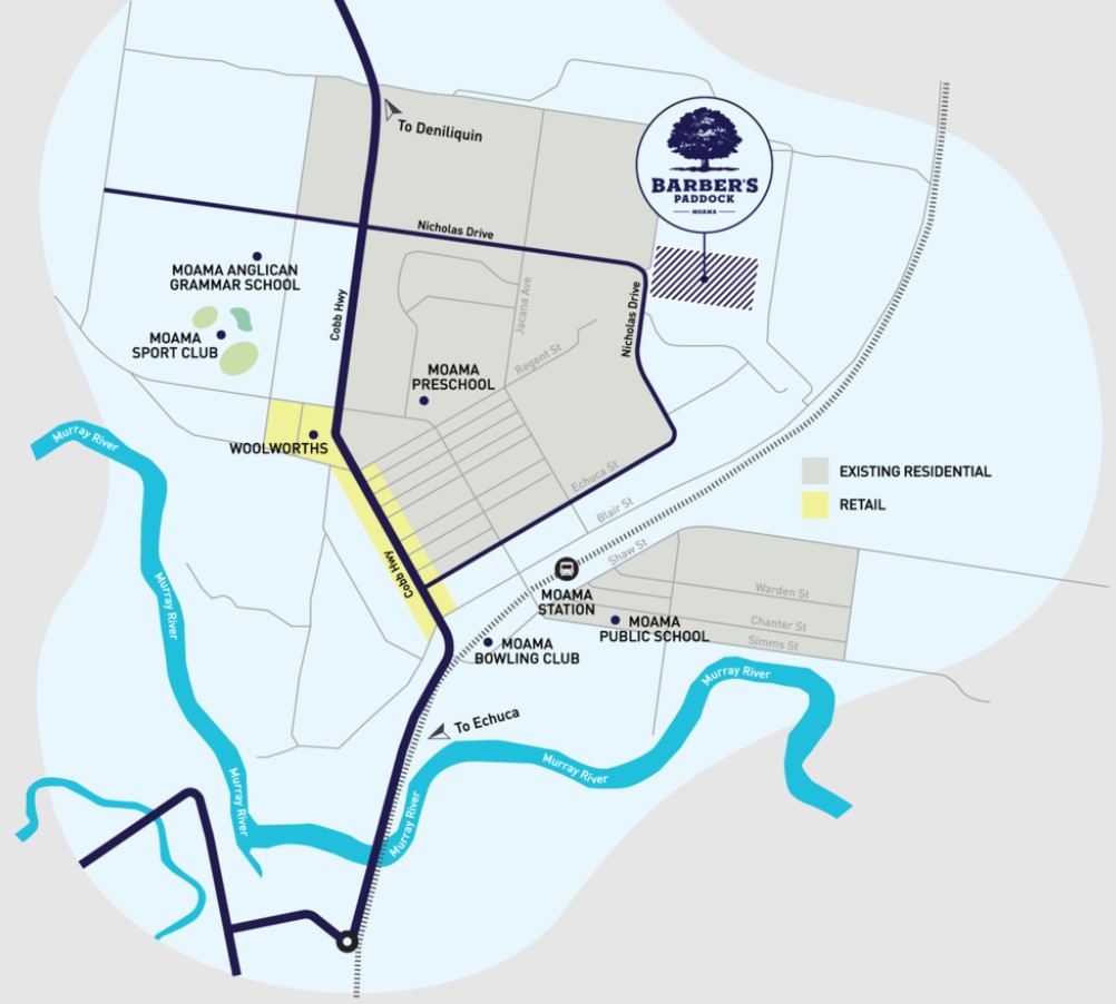 [Land for Sale] Barber's Paddock Estate, Moama | OpenLot