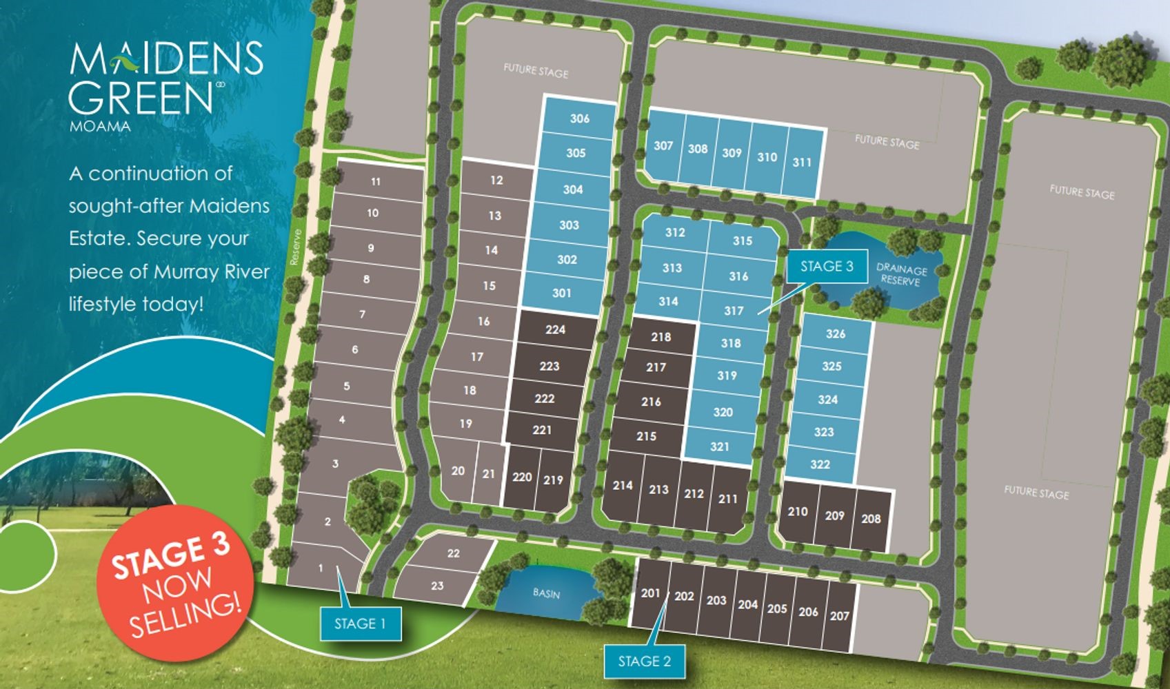 [Land for Sale] Maidens Green Estate, Moama | OpenLot