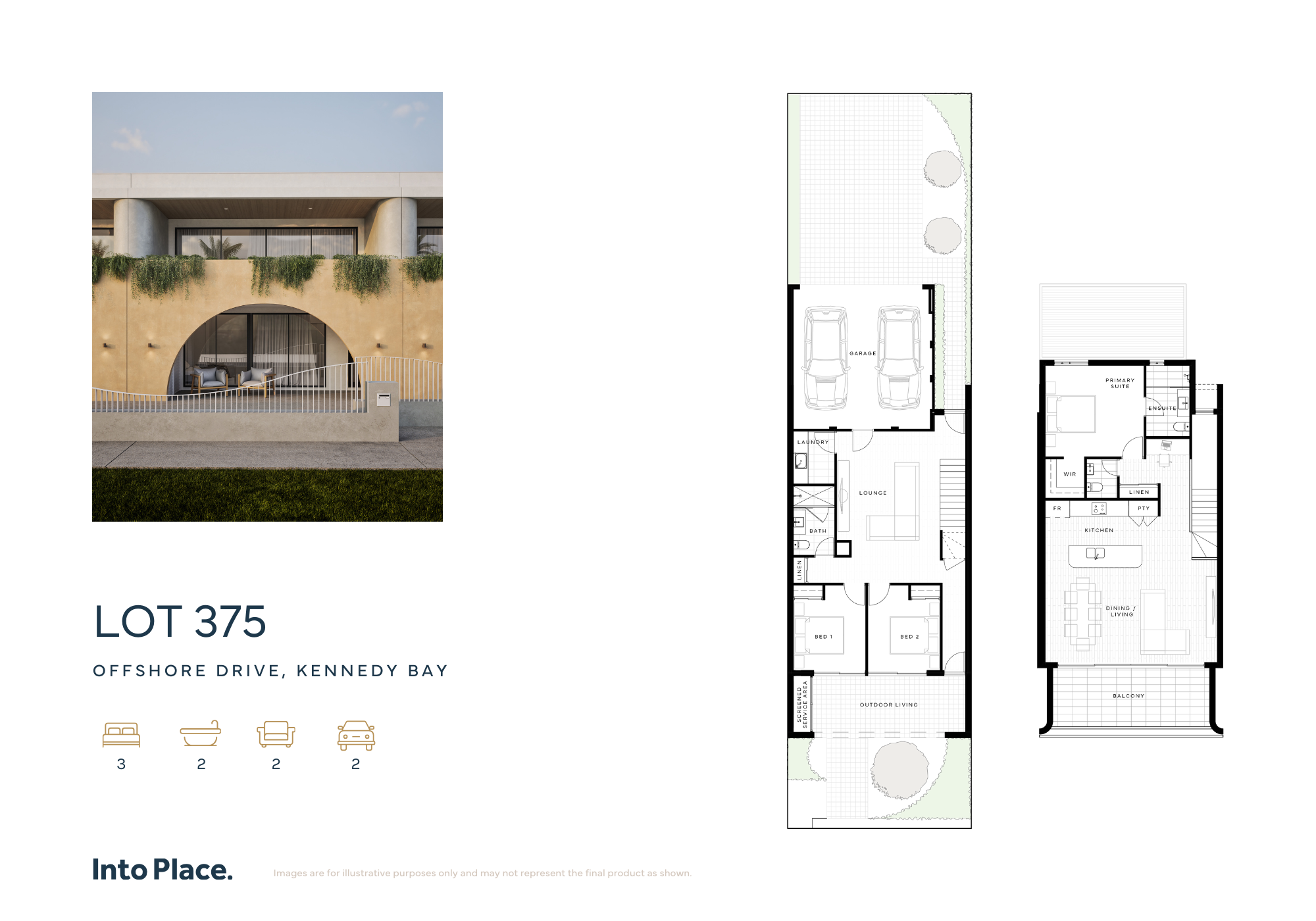 [Townhouse] Lot 375: by Into Place @ Into Place @ Kennedy Bay Stage 2A ...