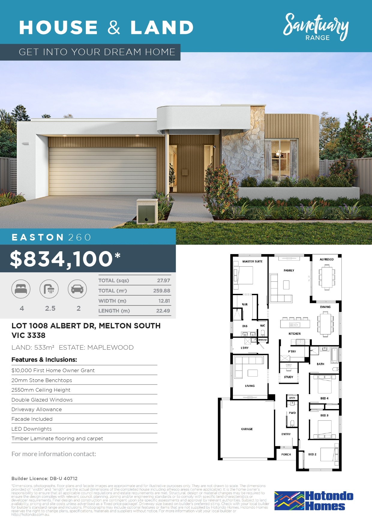 [Home Builder & Display Homes] Hotondo Homes | OpenLot