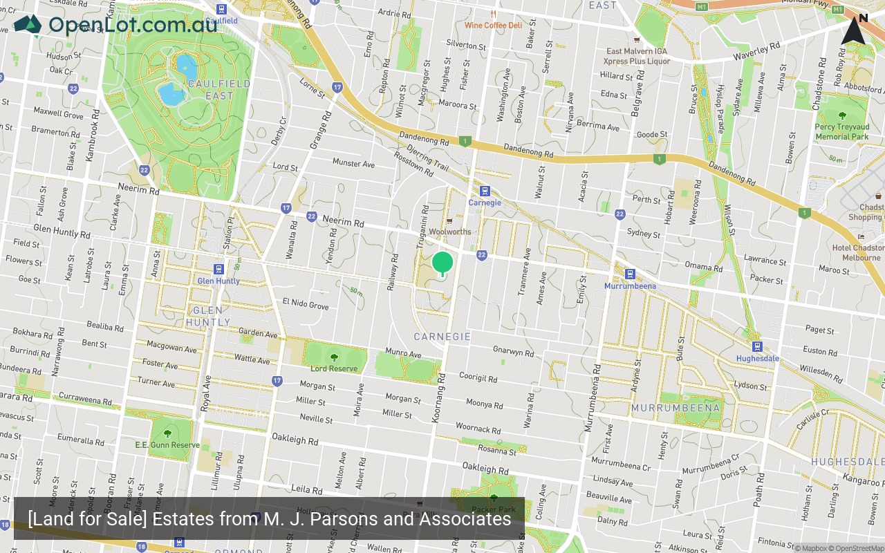 [Land Surveyor] Estates from M. J. Parsons and Associates | OpenLot