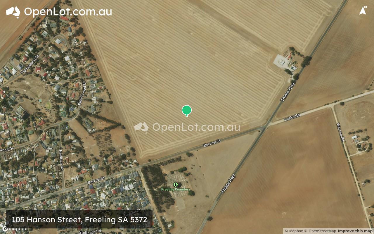[Land for Sale] 105 Hanson Street, Freeling | OpenLot