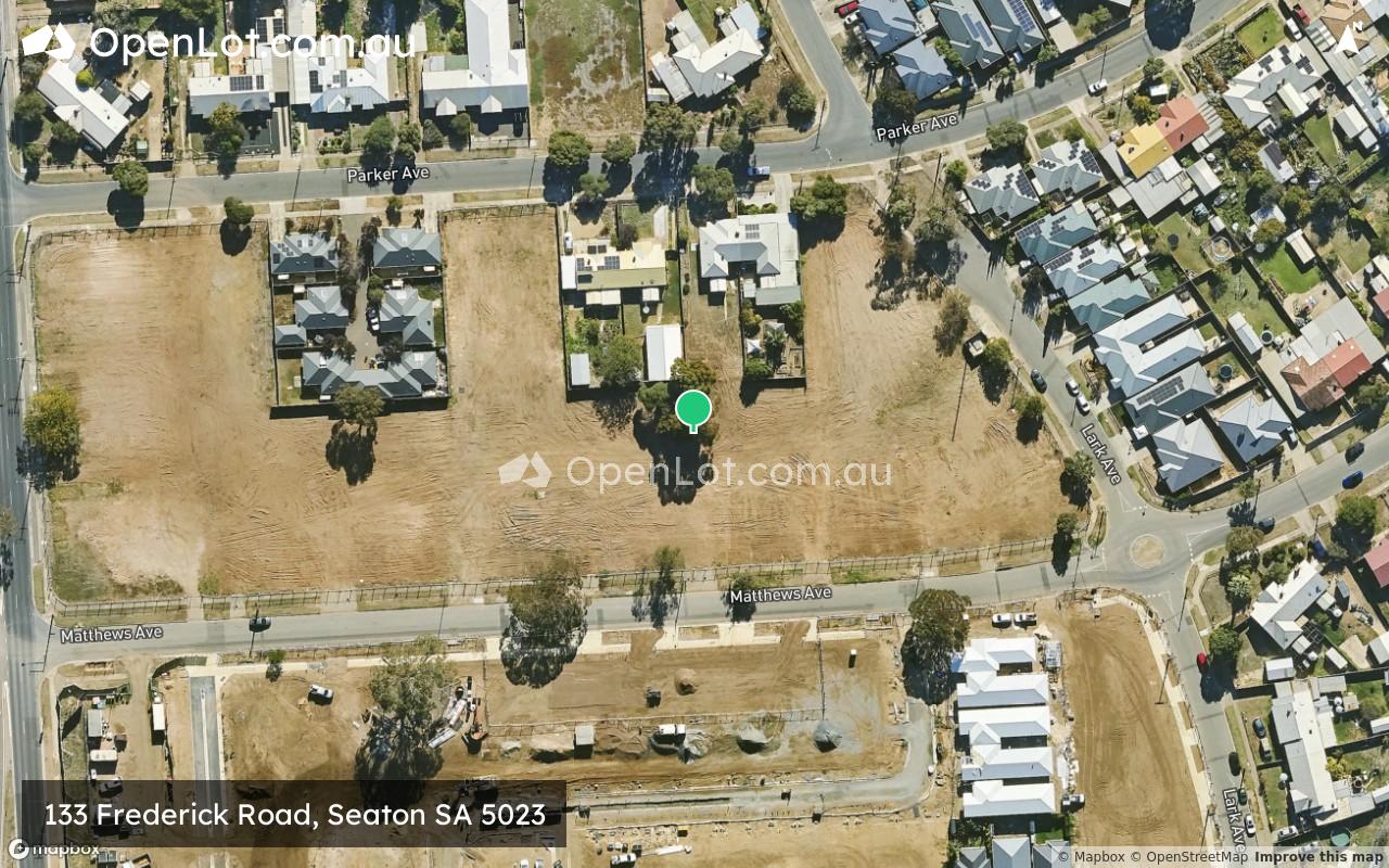 [Land for Sale] 133 Frederick Road, Seaton | OpenLot