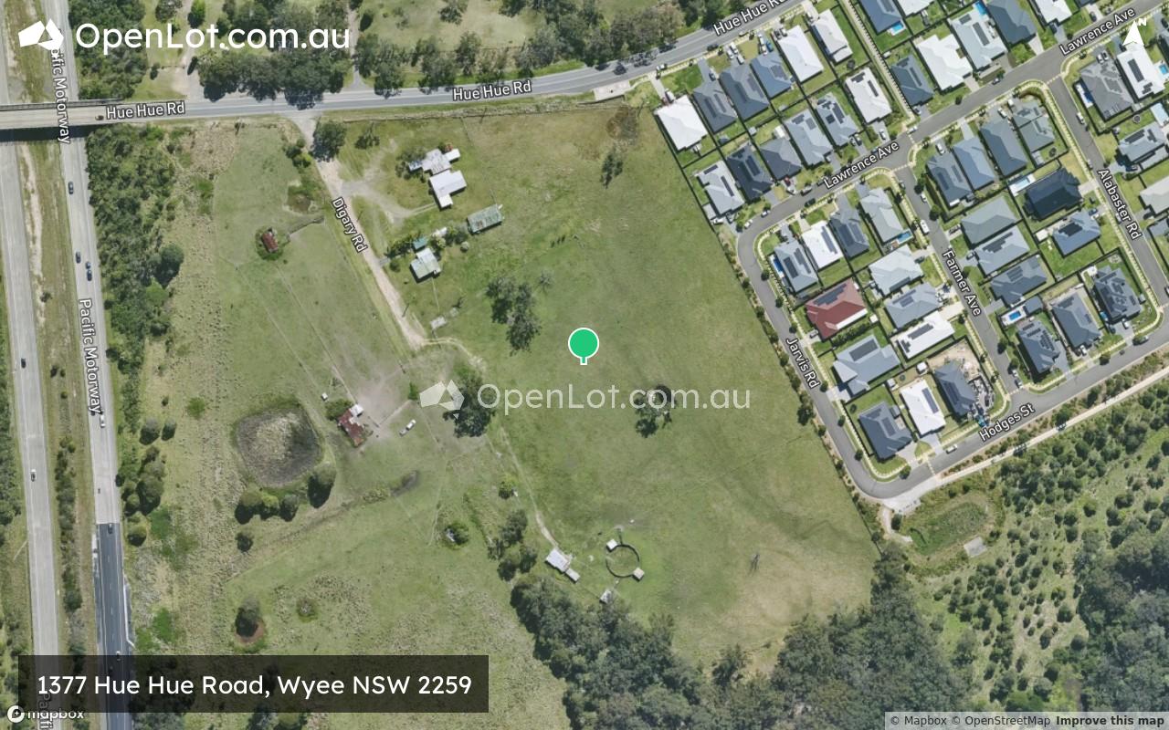 [Land for Sale] 1377 Hue Hue Road, Wyee | OpenLot