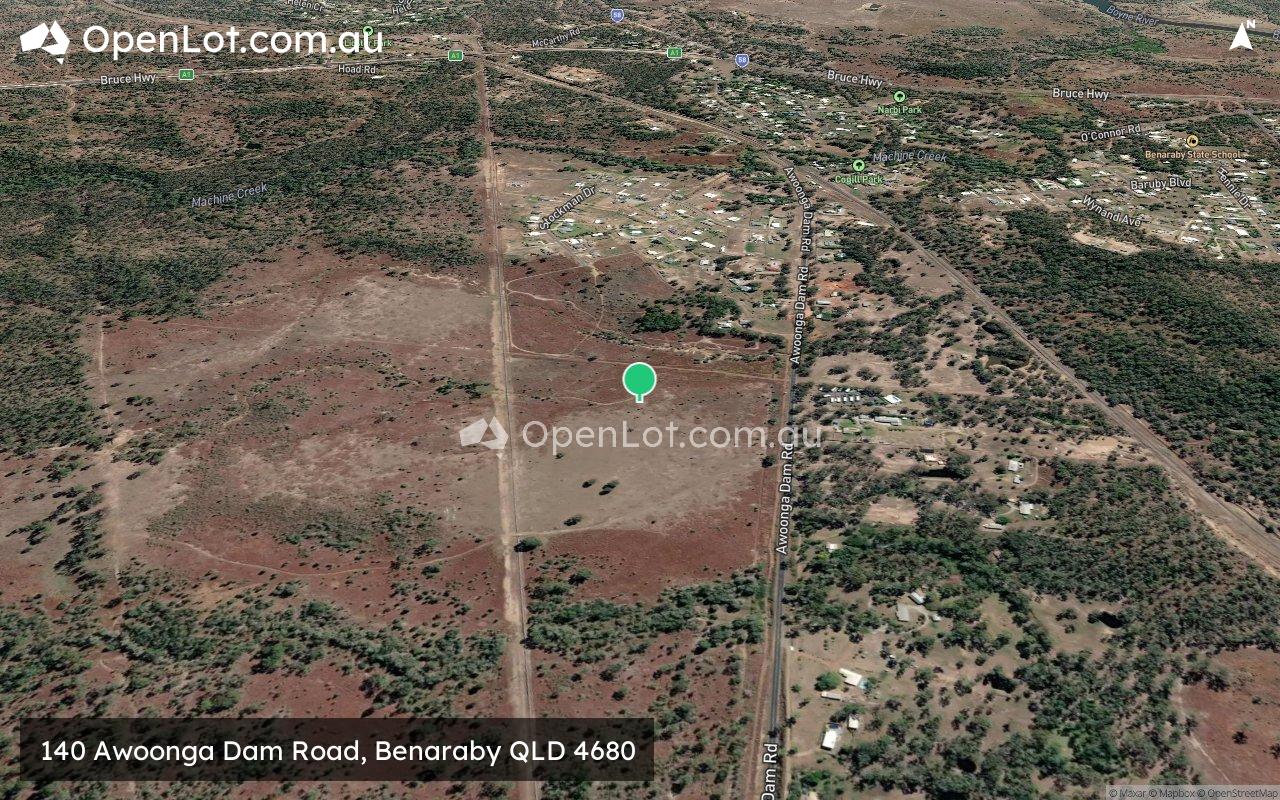 [Land for Sale] 140 Awoonga Dam Road, Benaraby | OpenLot