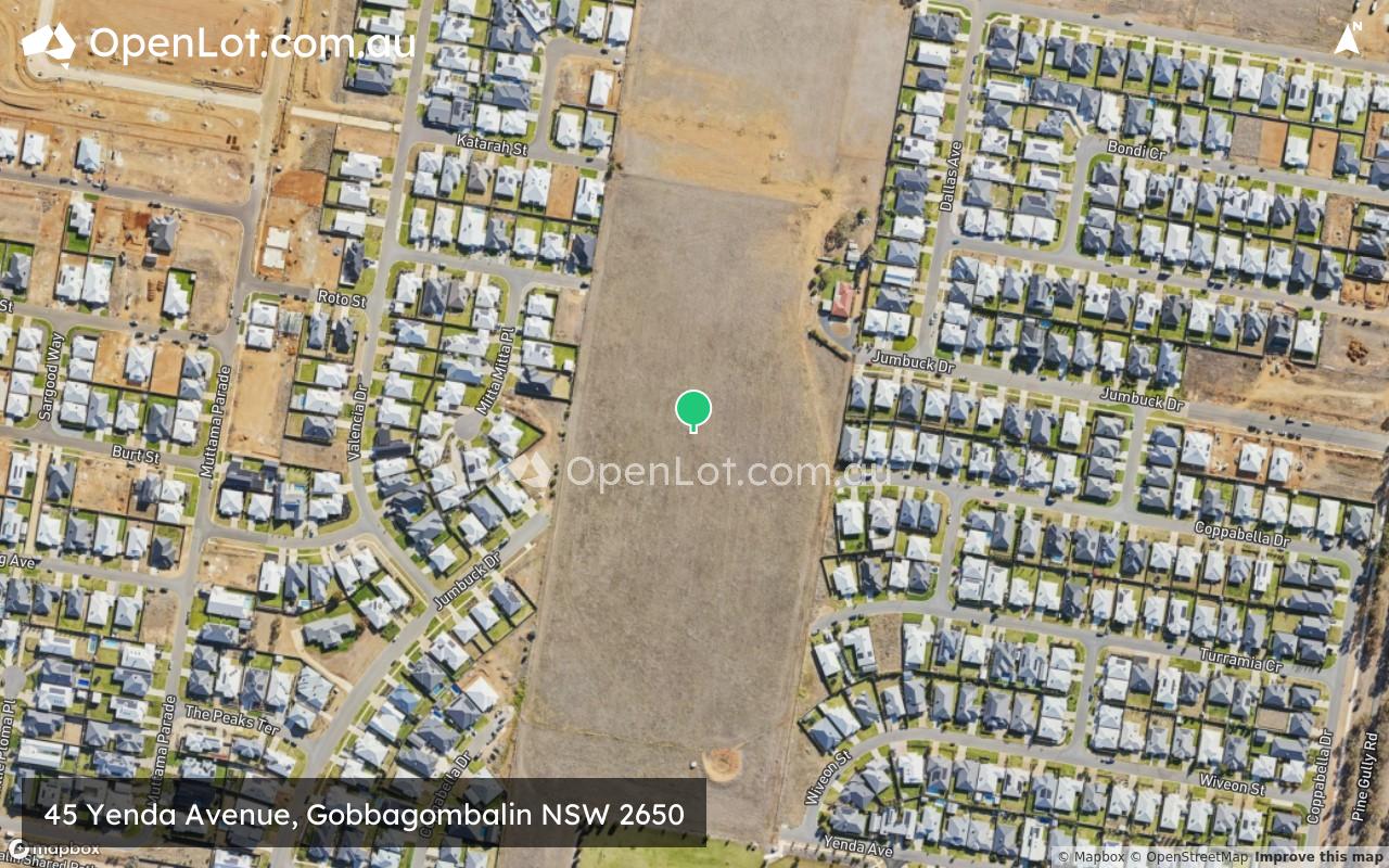 [Land for Sale] 45 Yenda Avenue, Gobbagombalin | OpenLot