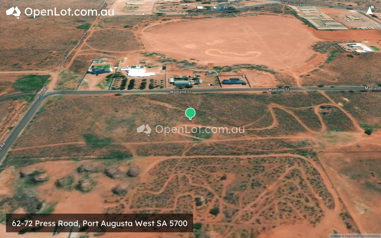 [Land for Sale] 62-72 Press Road, Port Augusta West | OpenLot