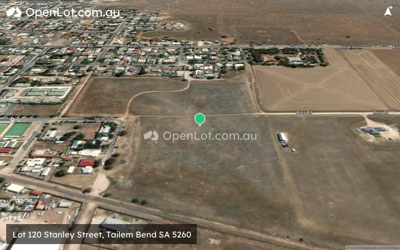[Land for Sale] Lot 120 Stanley Street, Tailem Bend | OpenLot